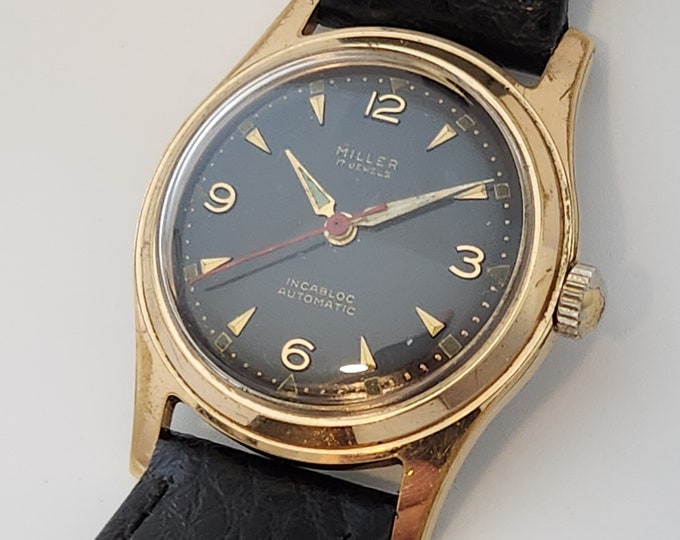 Vintage MILLER AUTOMATIC, 17 Jewels, Very Fine Condition, Sought After ...