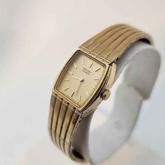 Vintage SEIKO QUARTZ Ladies Cocktail Watch, Model 595… - Gem