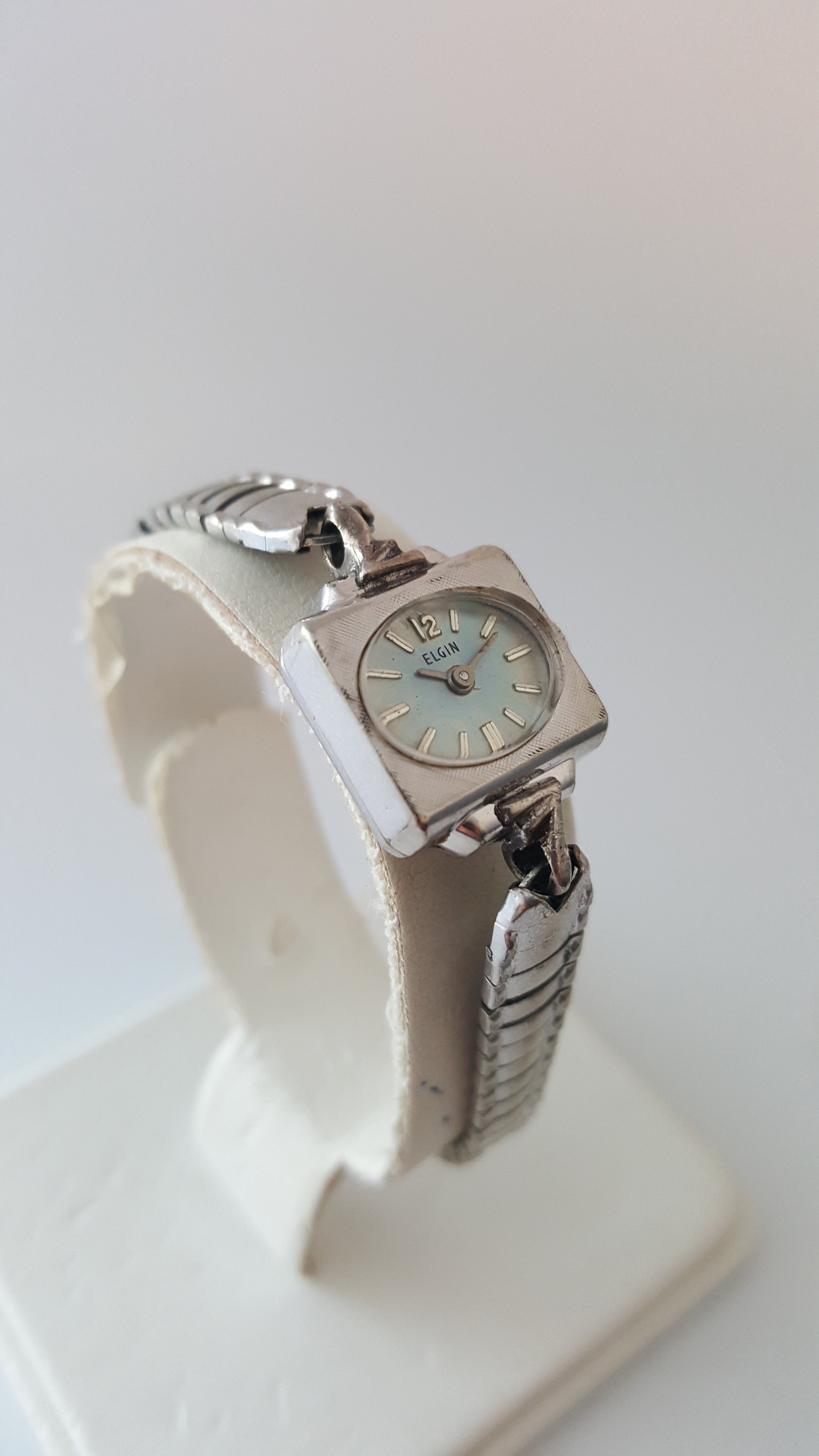 Sale****vintage ELGIN Square Cocktail Watch, 10K Rolled Gold Plate ...