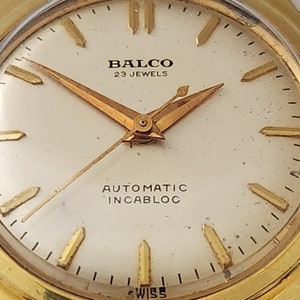 Vintage BALCO AUTOMATIC Swiss Made From the BALL Watch Co., 23 Jewel ...