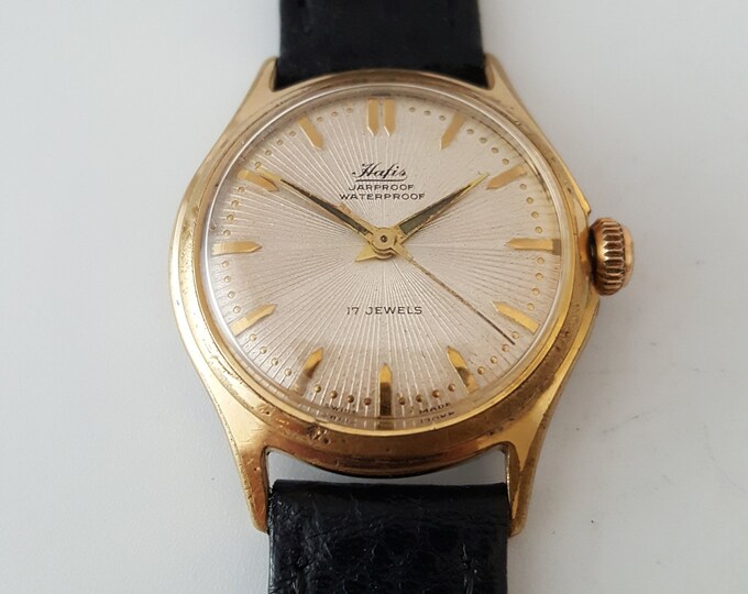 Vintage HAFIS SWISS Made Gents Watch, 17 Jewels, Excellent Condition ...