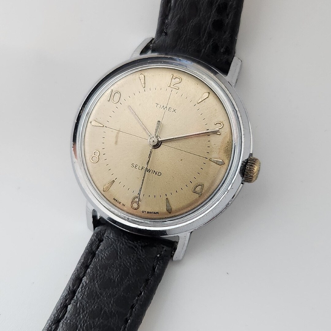 Vintage TIMEX AUTOMATIC Very Early Model Made in Great Britain, Superb ...