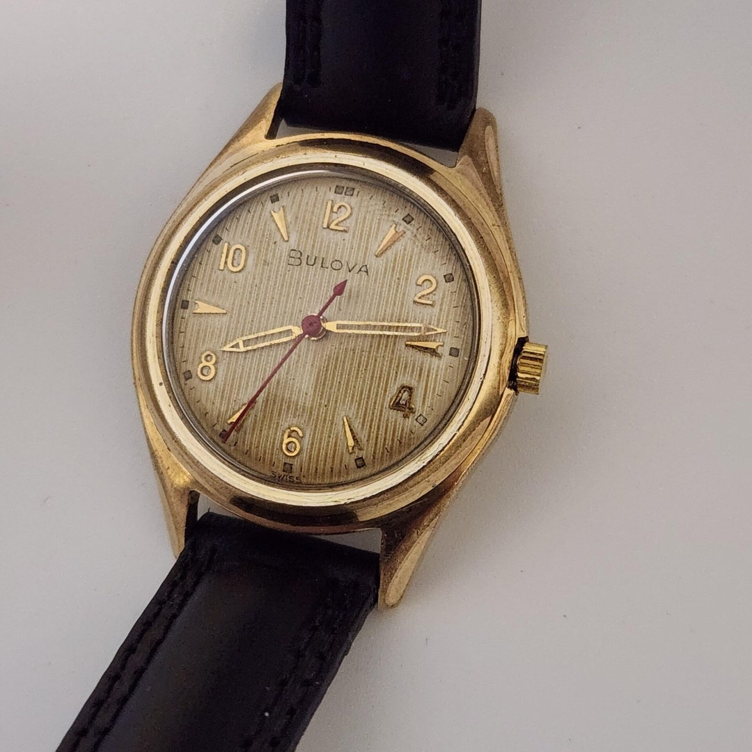 Vintage BULOVA SWISS Made 17 Jewel Movement, Very Unique Dial, Circa 1956 (code L6 ...