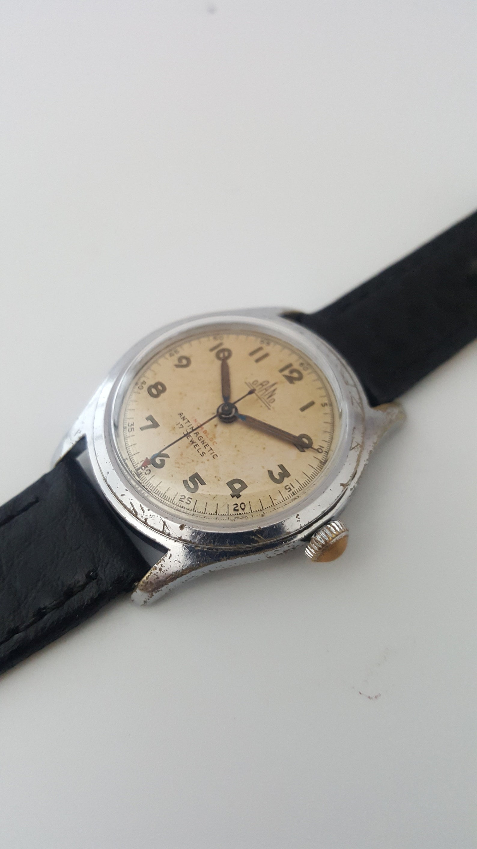 Vintage ORANO SWISS Made Gents Midi Sized Watch 17 Jewels - Etsy