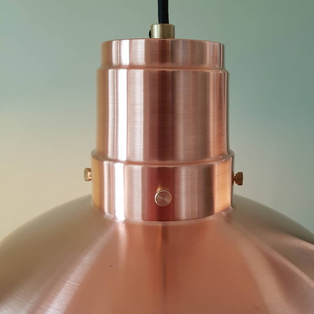 The Brunel, Handmade Solid Copper Pendant Light - Etsy UK