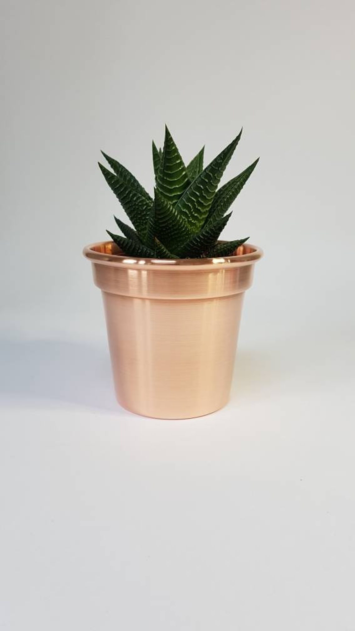 Set of 3 4 Inch Handmade Solid Copper Plant Pots / Planters - Etsy
