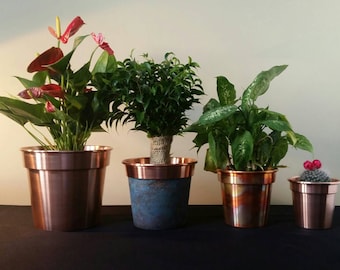 Copper planter | Etsy