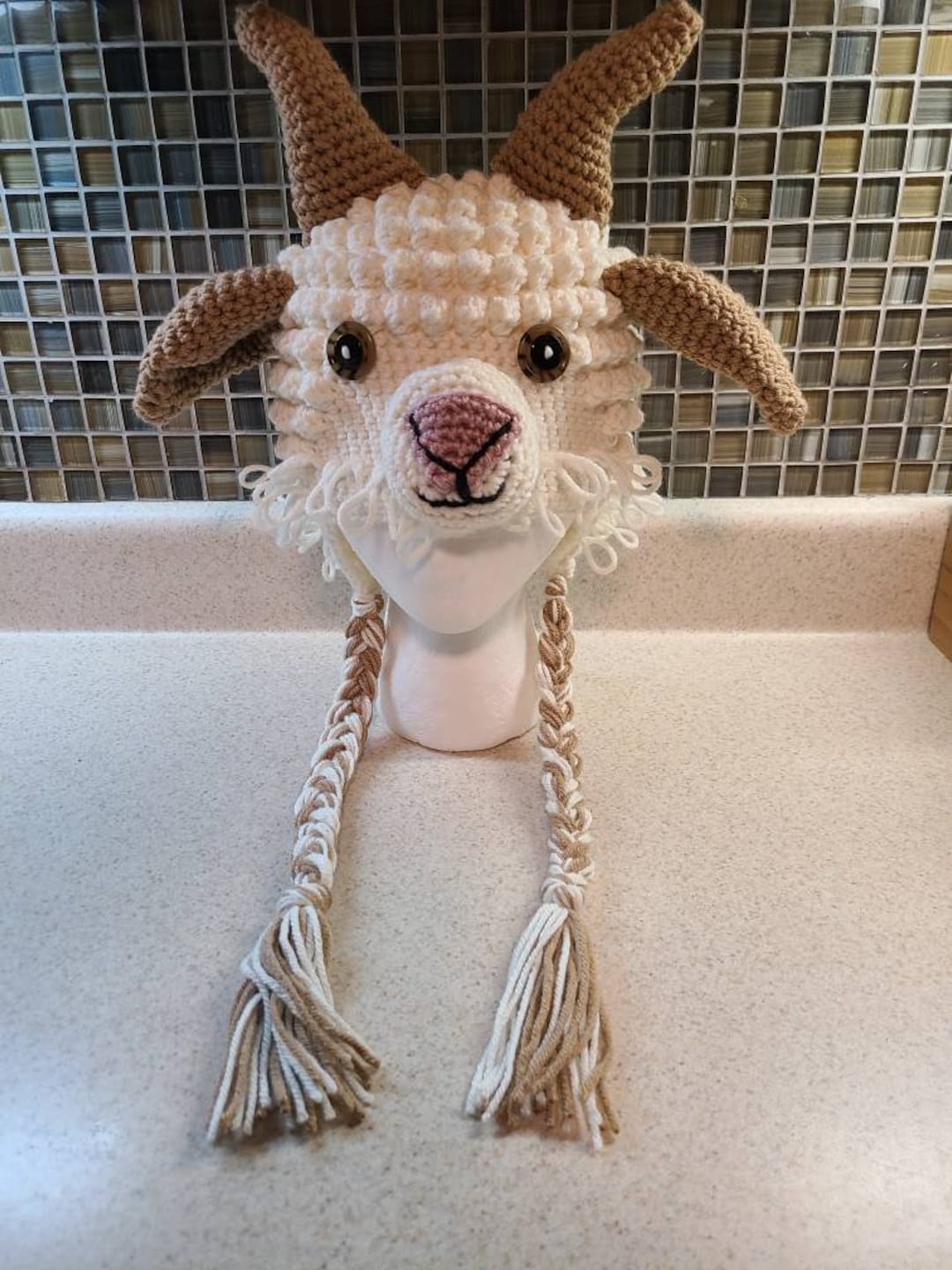 Crochet Goat Hat - Etsy