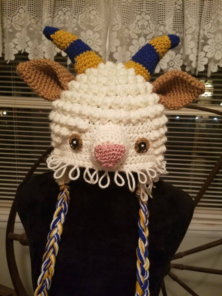 Crochet Goat Hat - Etsy