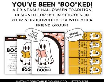 You've Been Booed Printable | Halloween Boo Letter | Neighborhood Boo ...