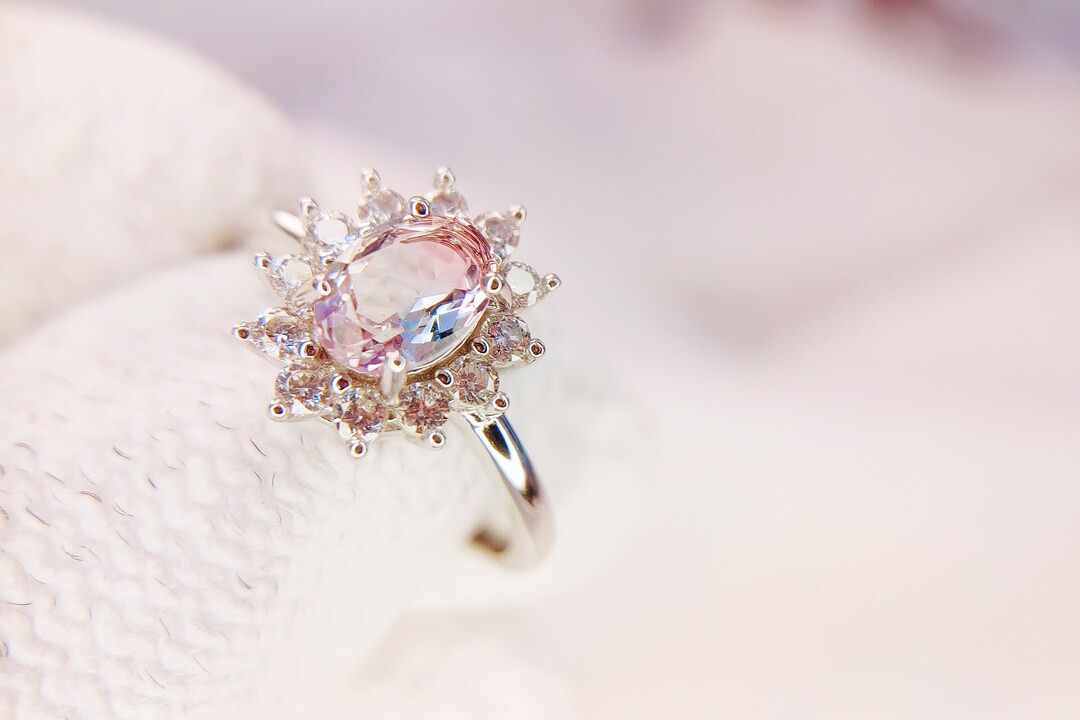 Lab Watermelon Tourmaline Ring * 3 Color in a Stone * 925 Sterling ...