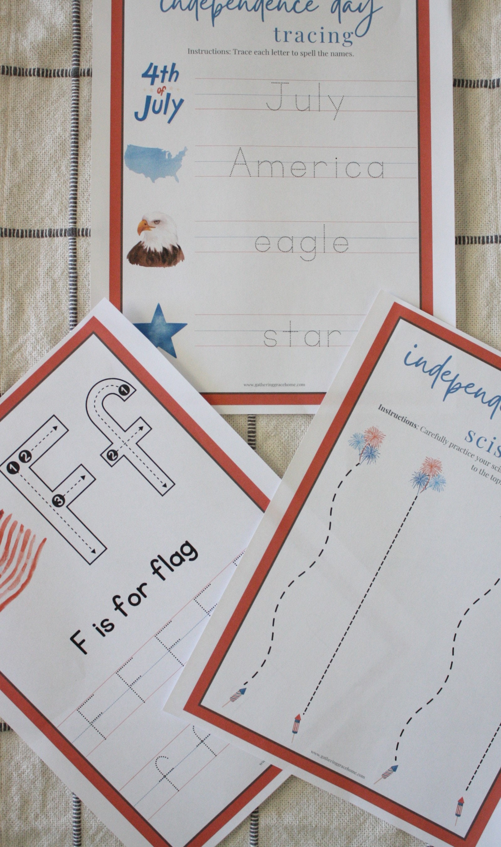 Independence Day Activity Bundle, 4th of July Printables, Preschool ...