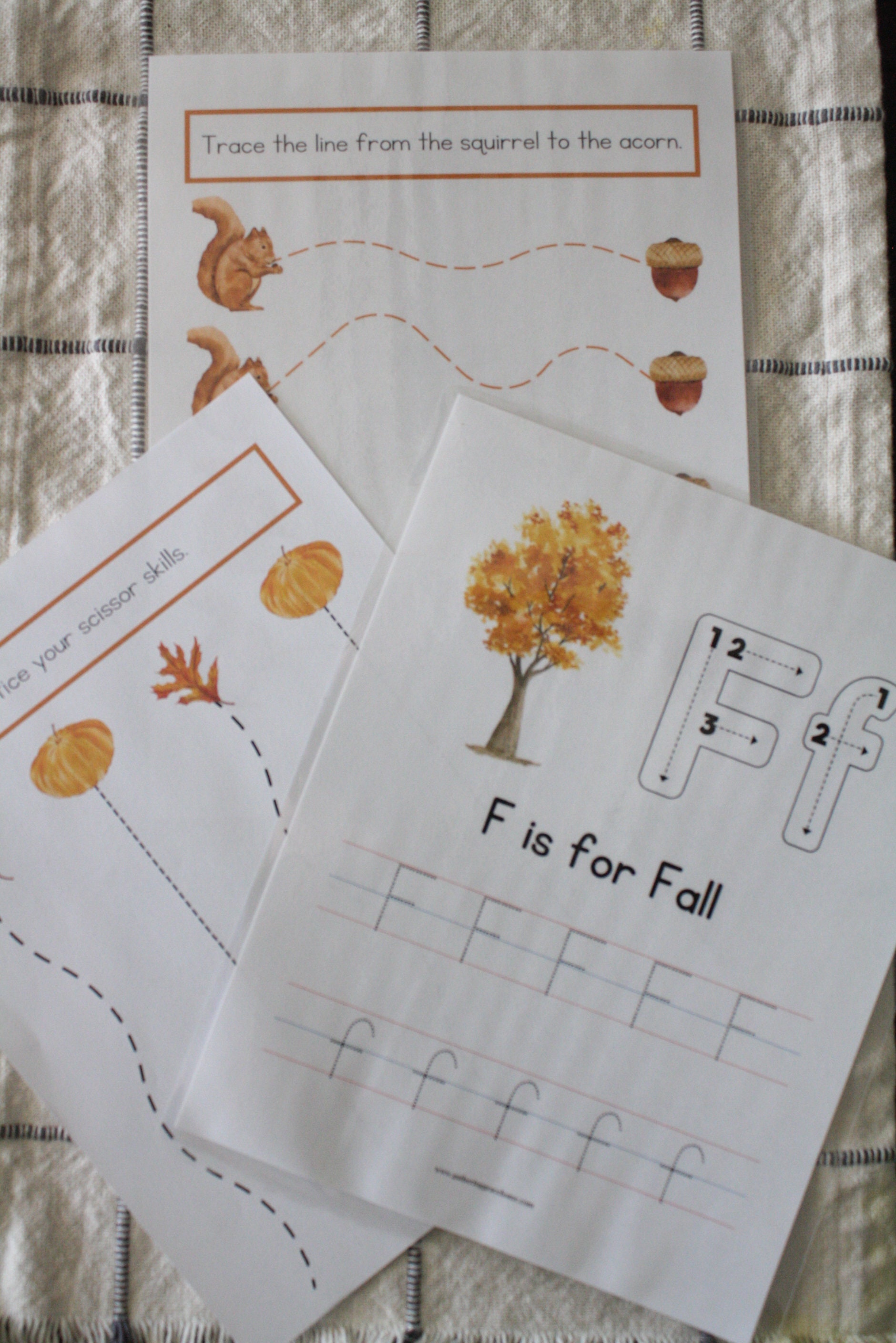 Fall Activity Bundle Autumn Preschool Homeschool Learning - Etsy