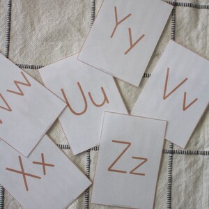 Alphabet Flashcards - Etsy