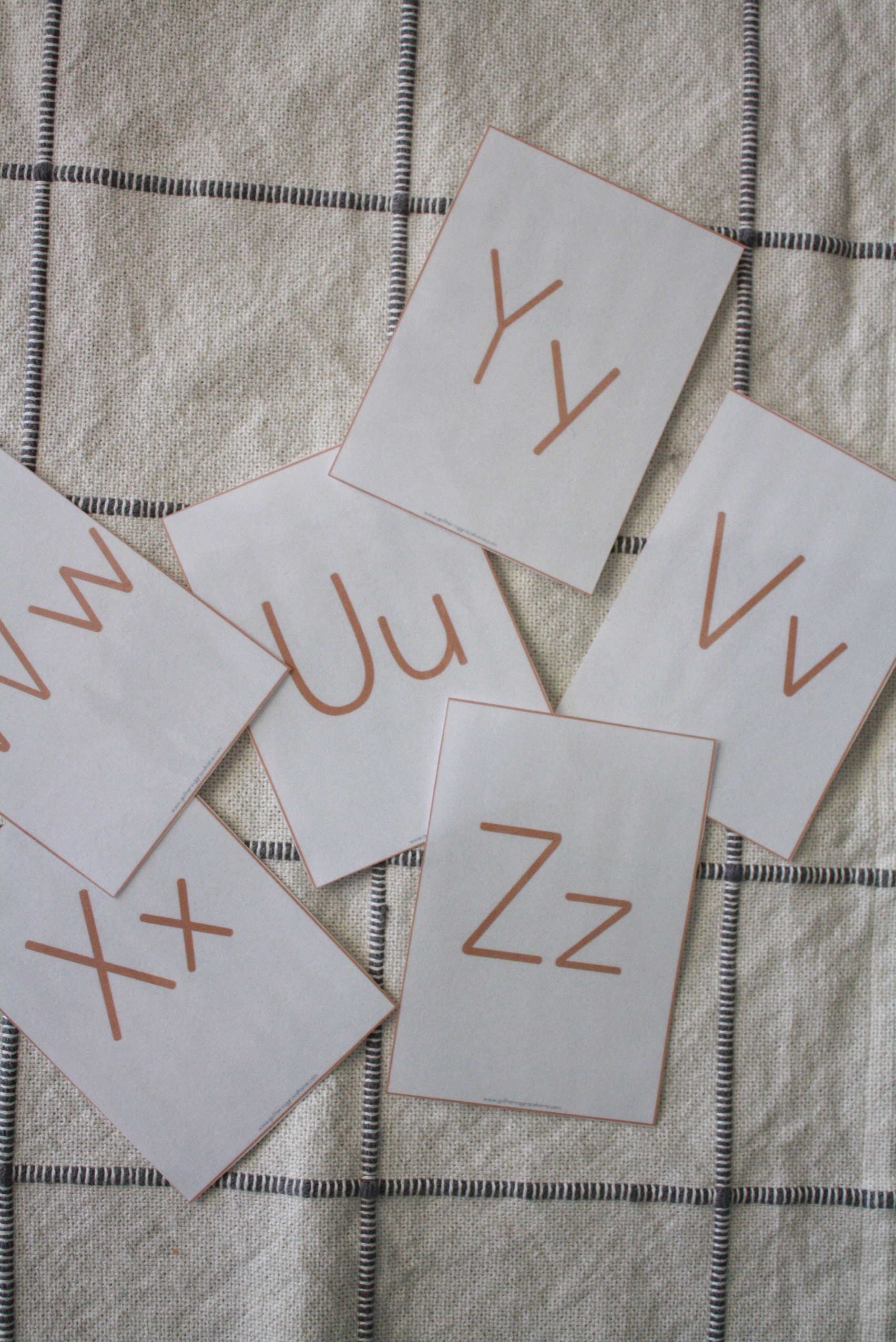 Alphabet Flashcards - Etsy