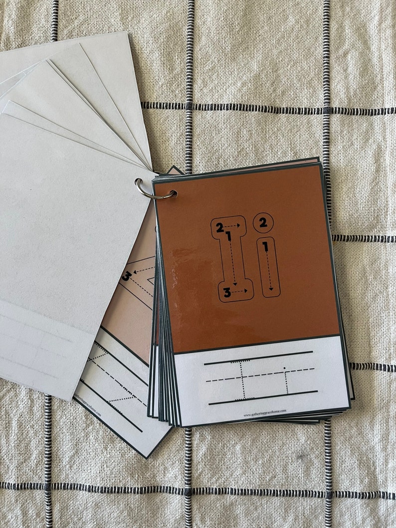 Letter Formation Cards - Etsy