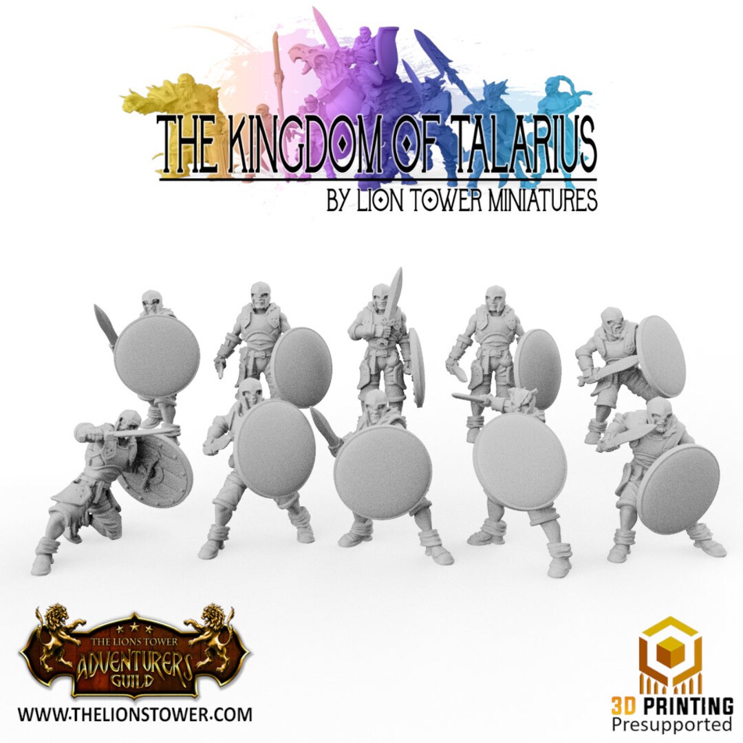 Kingdom of Talarius Talarian Light Infantry Unit - Etsy