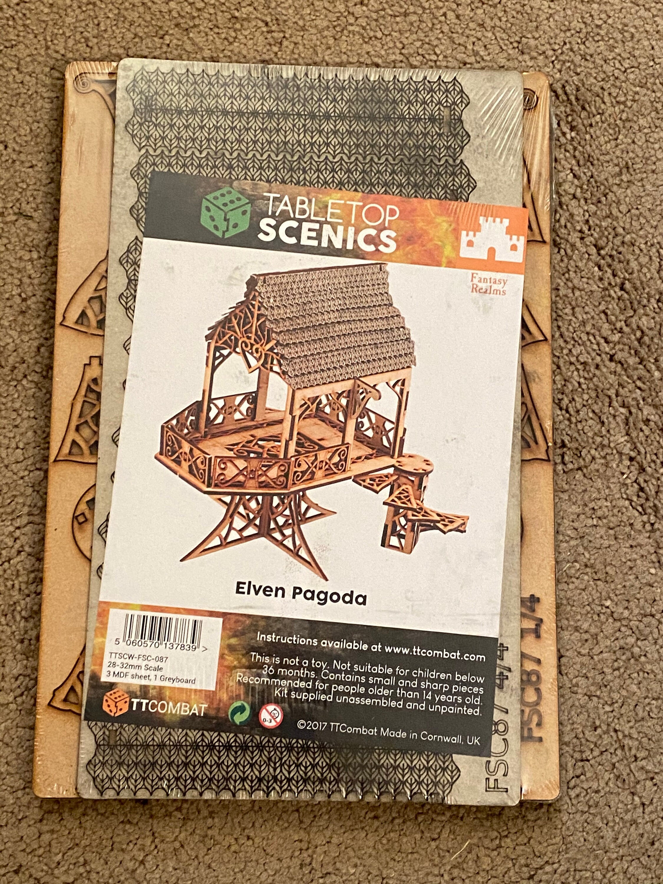 Ttcombat Elven Pagoda Terrain Kit - Etsy