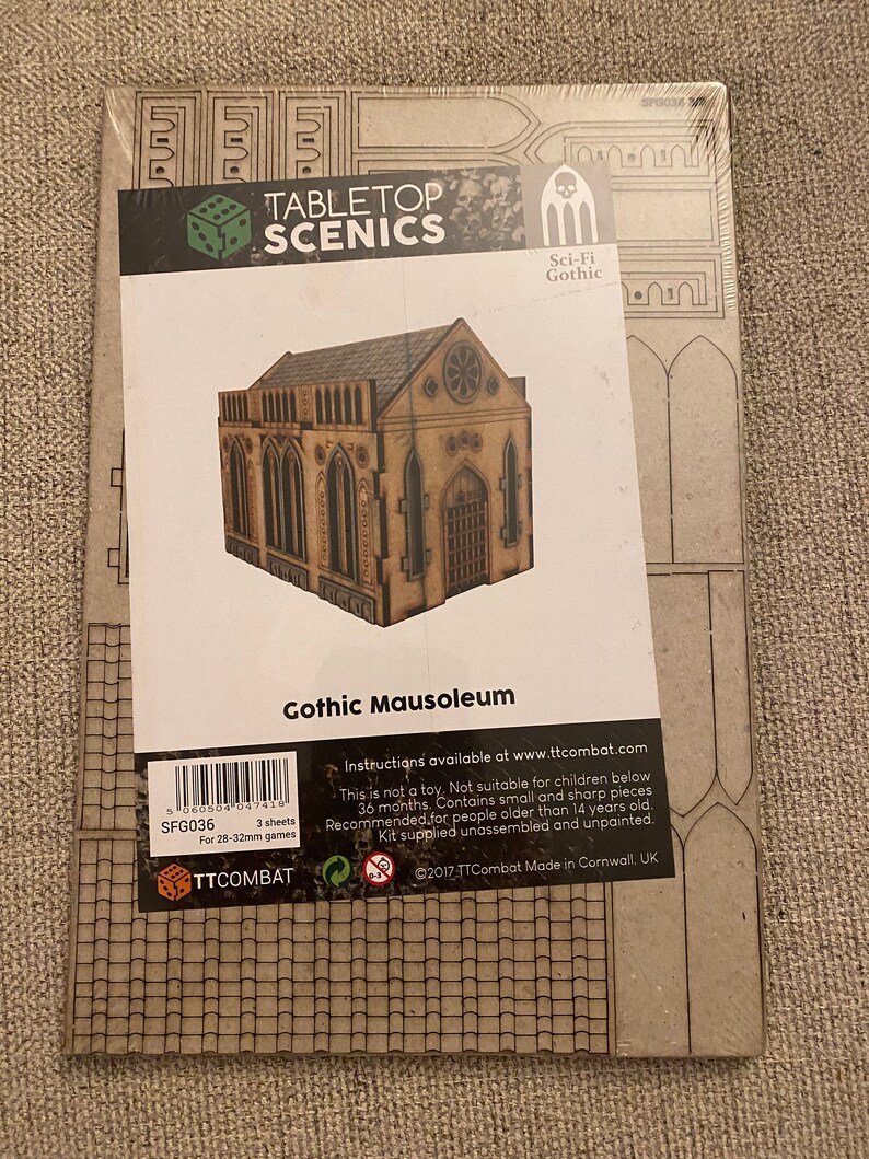Ttcombat Gothic Mausoleum Terrain Kit - Etsy