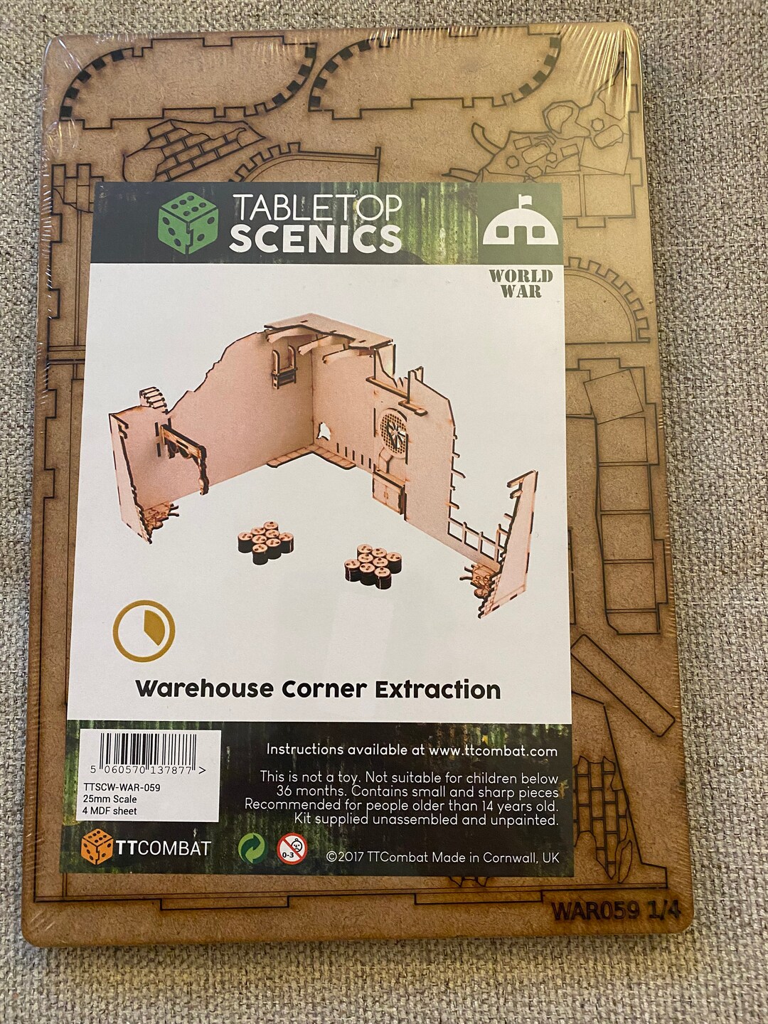 Ttcombat Terrain Kit Warehouse Corner Extraction Bolt Action - Etsy
