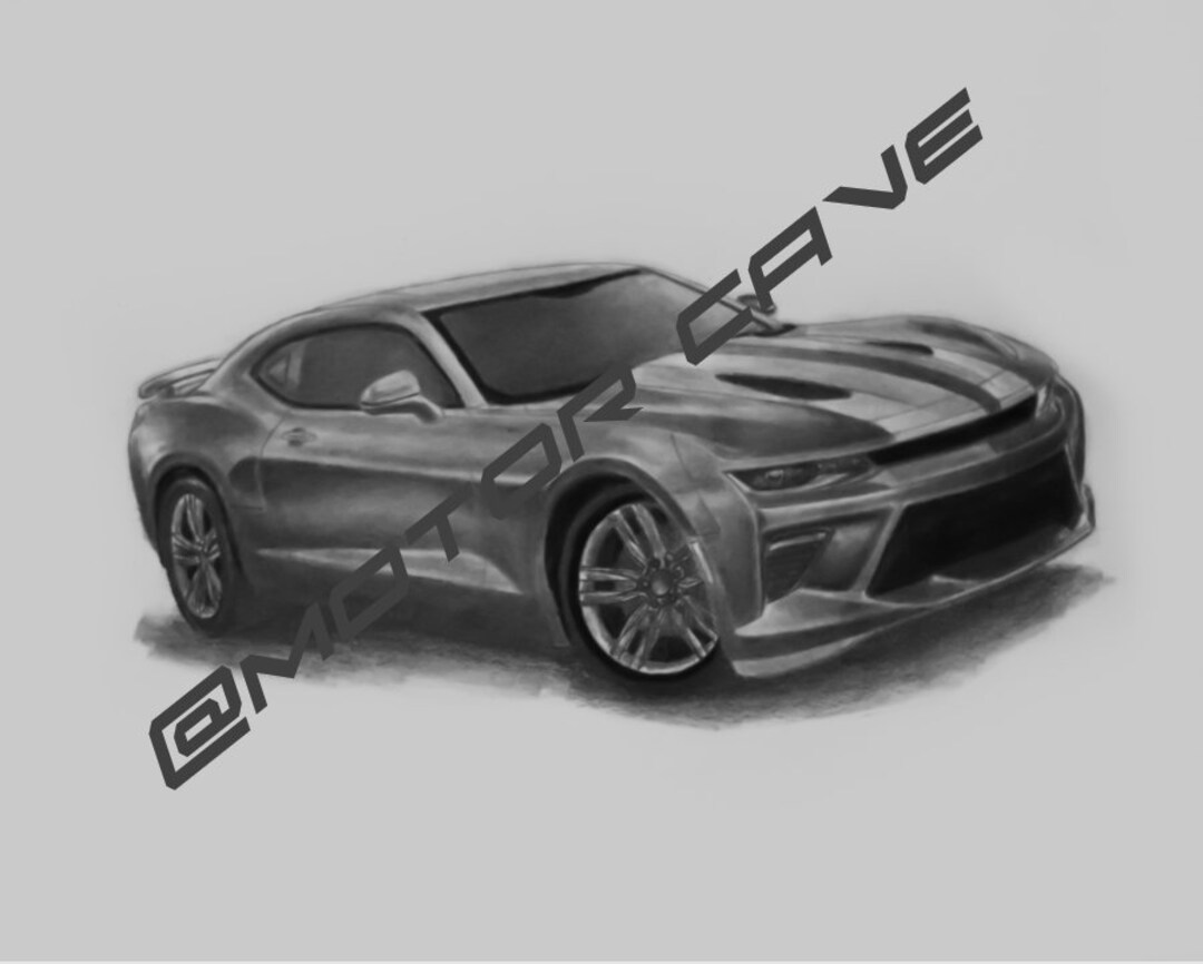 2017 SS Chevrolet Camaro Muscle Car Framed Automotive Poster - Etsy