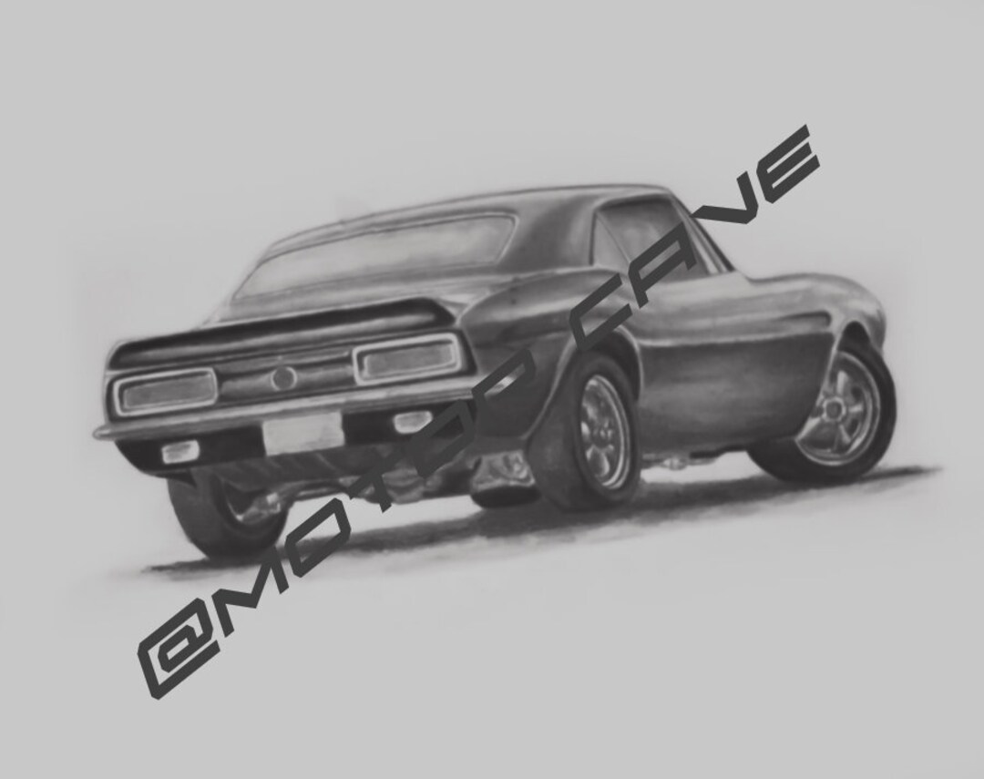 1st Gen Chevrolet Camaro Muscle Car Framed Automotive Poster - Etsy
