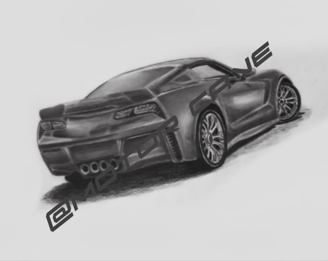 Chevrolet C7 Corvette Muscle Car Automotive Poster - Etsy