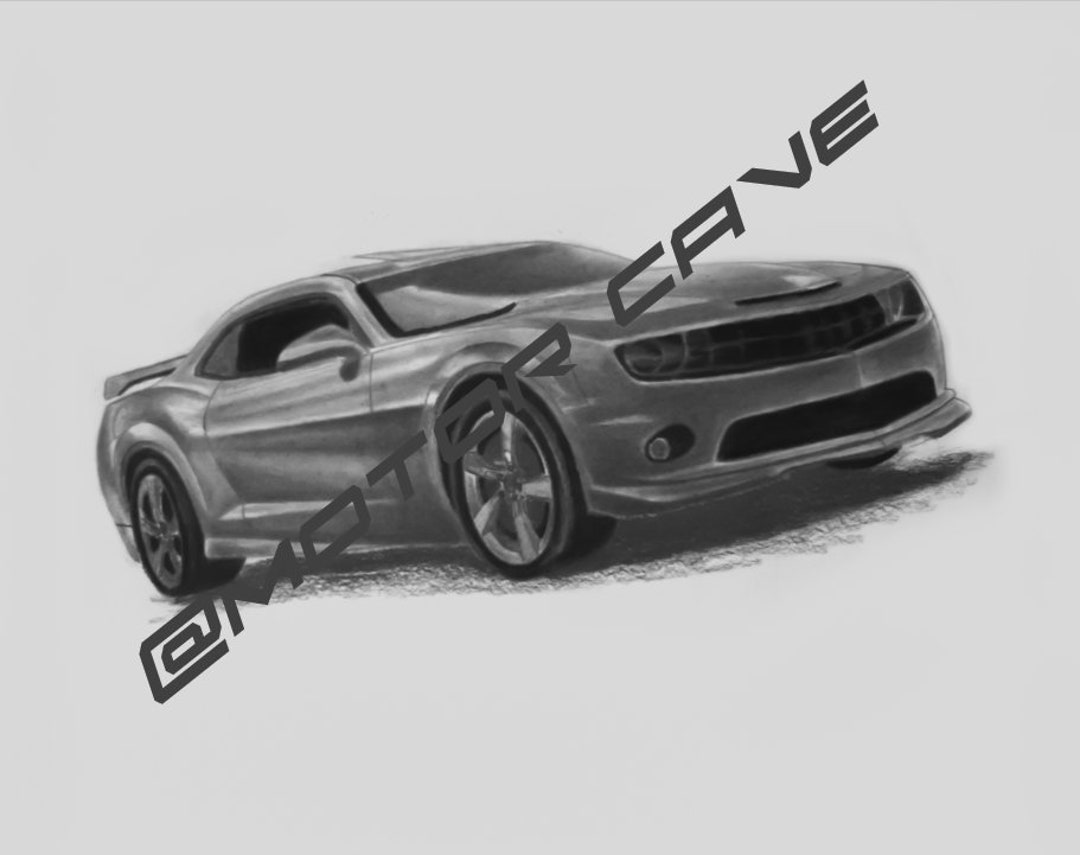 How To Draw A Chevy Camaro
