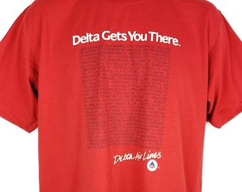 Delta Airlines Shirt - Etsy
