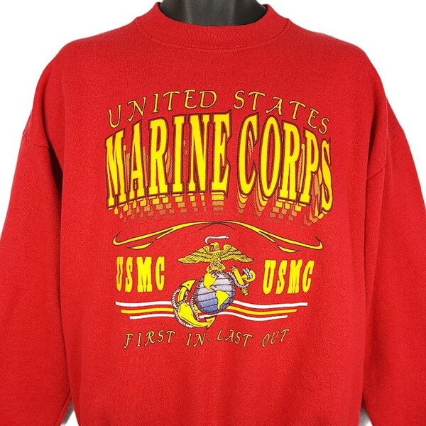 Usmc Sweatshirt - Etsy