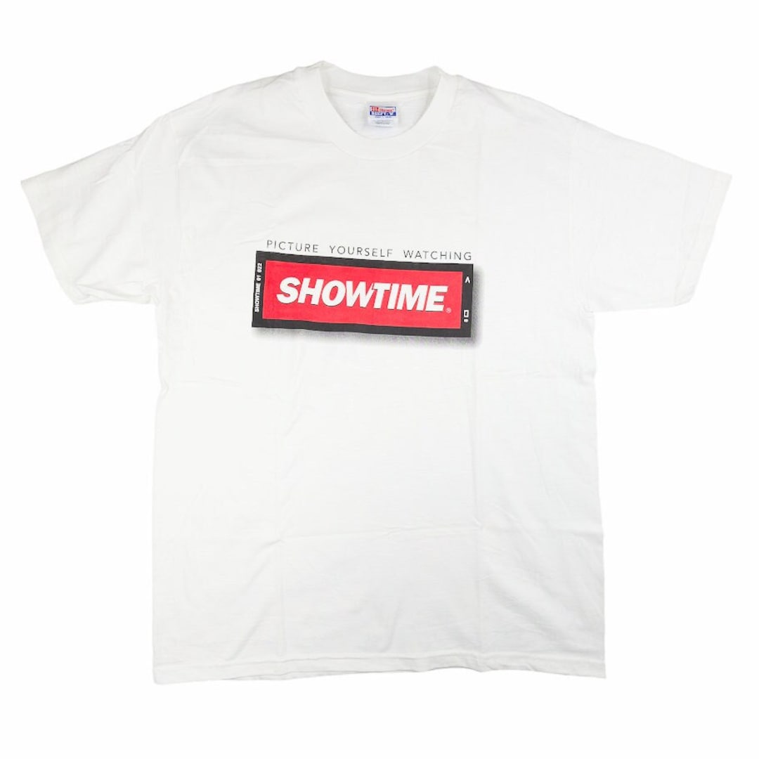 Vintage Showtime Cable T Shirt Mens Size Large White Television ...