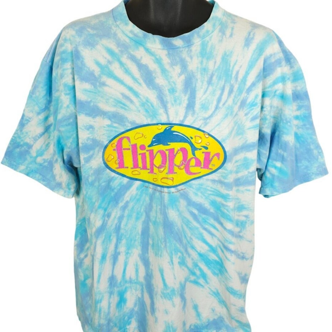 Flipper Dolphin T Shirt Vintage 90s Tie Dye Ocean Sea Life - Etsy