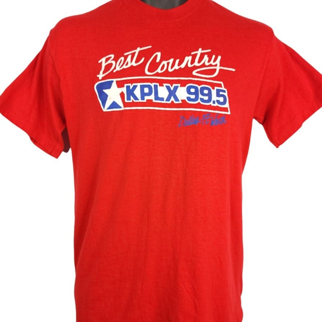 KPLX 99.5 Country Radio Station T Shirt Vintage 80s Music Texas Made in ...