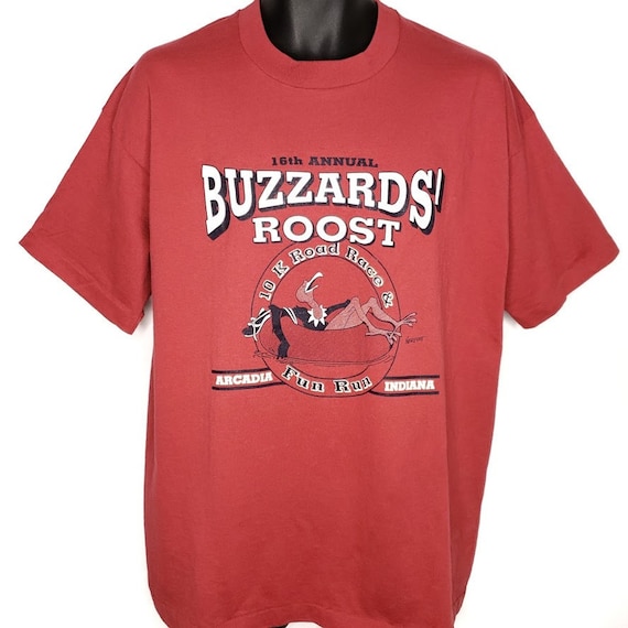 Buzzards Roost 10K Road Race T Shirt Vintage 90s 16th Annual | Etsy