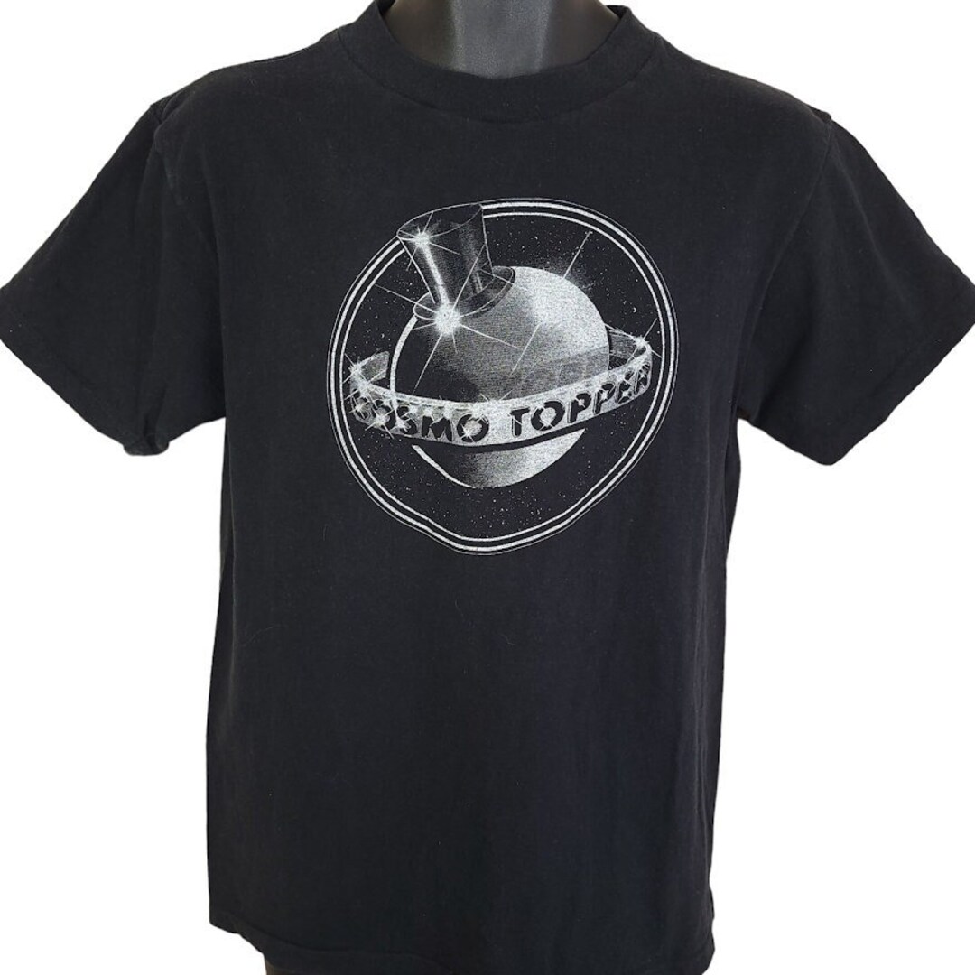 Cosmo Topper T Shirt Vintage 80s Rick Unger Jazz Radio Made in USA Mens ...