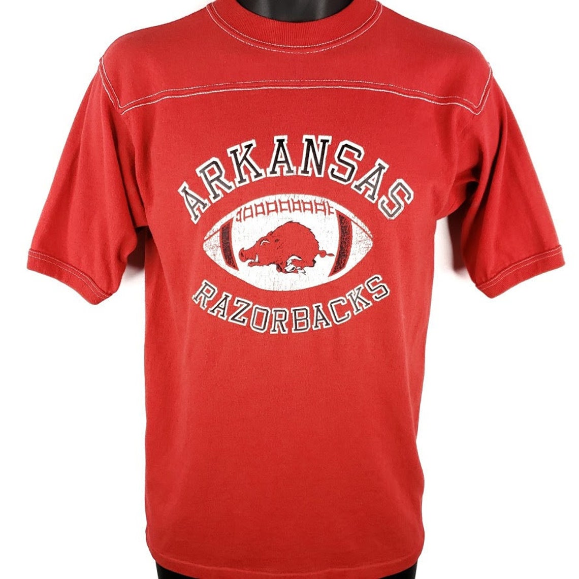 Arkansas Razorbacks Jersey T Shirt Vintage 80s Football Mama | Etsy