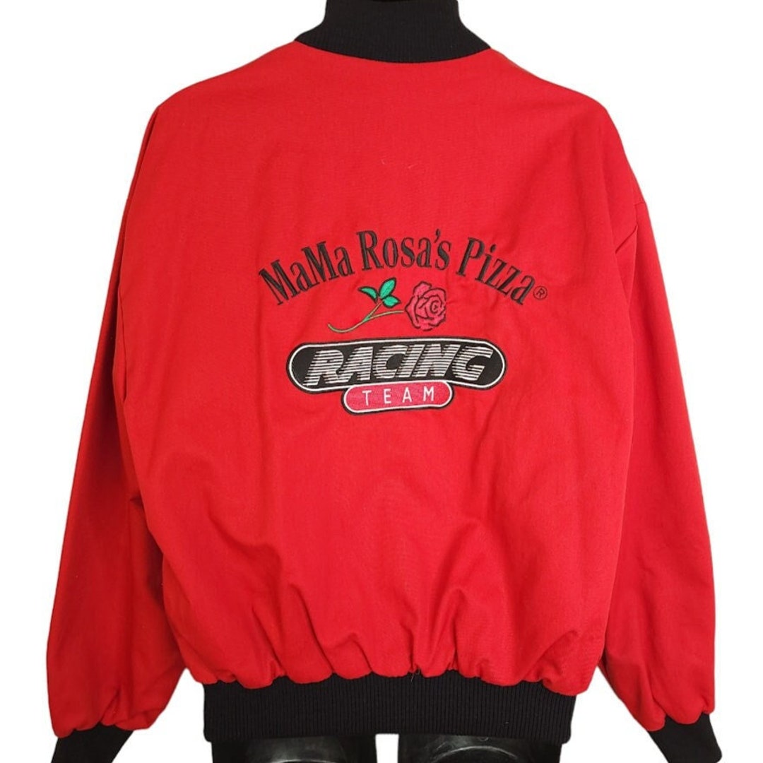 Mama Rosas Pizza Racing Team Jacket Vintage 90s NHRA Hot Rod Made in ...