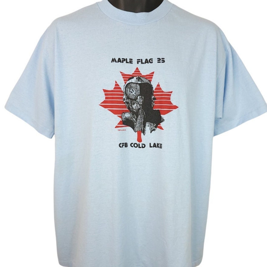 Exercise Maple Flag 25 T Shirt Vintage 80s Soviet Union AFB Cold Lake ...