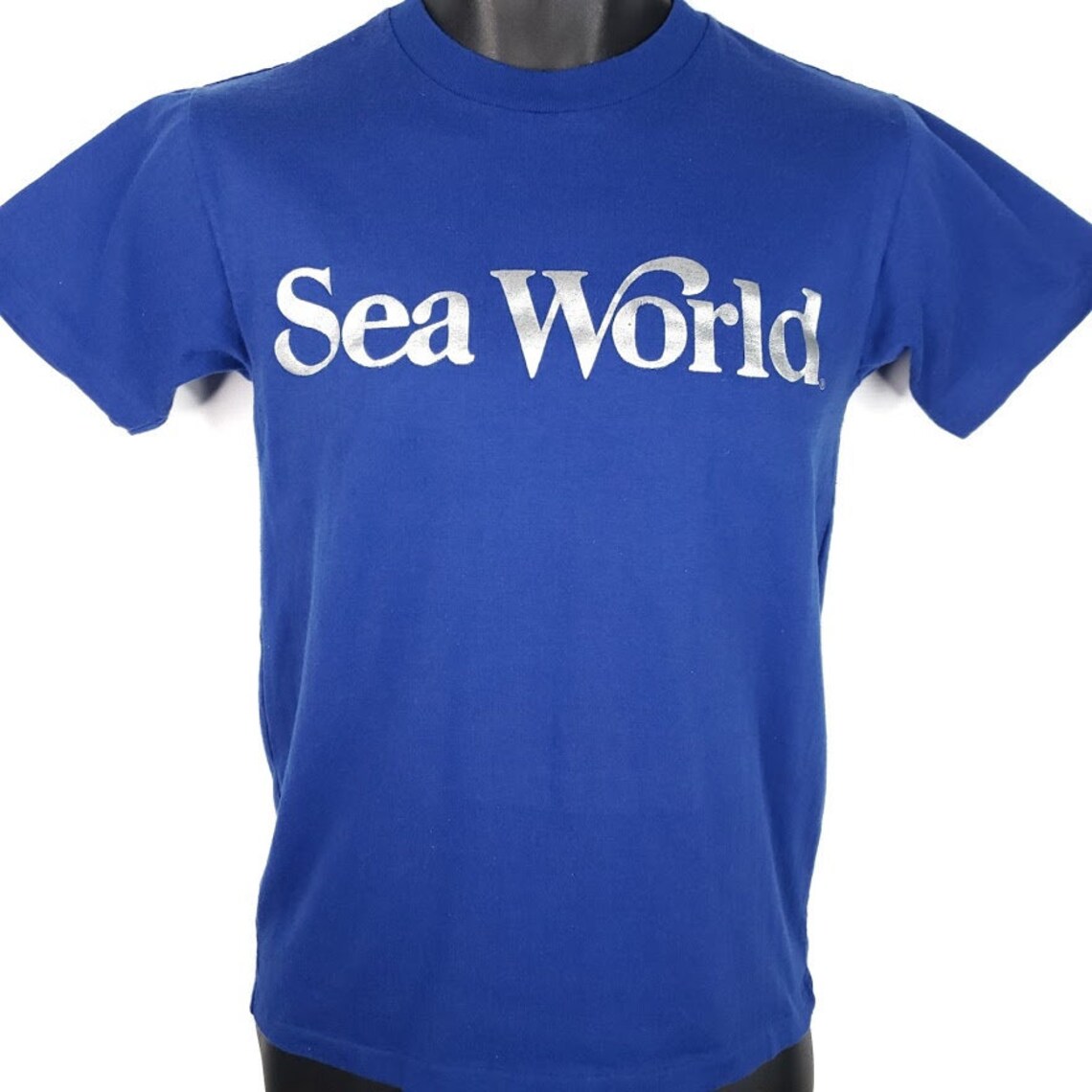 Seaworld Theme Park T Shirt Vintage 80s Marine Life 50/50 Made in USA ...