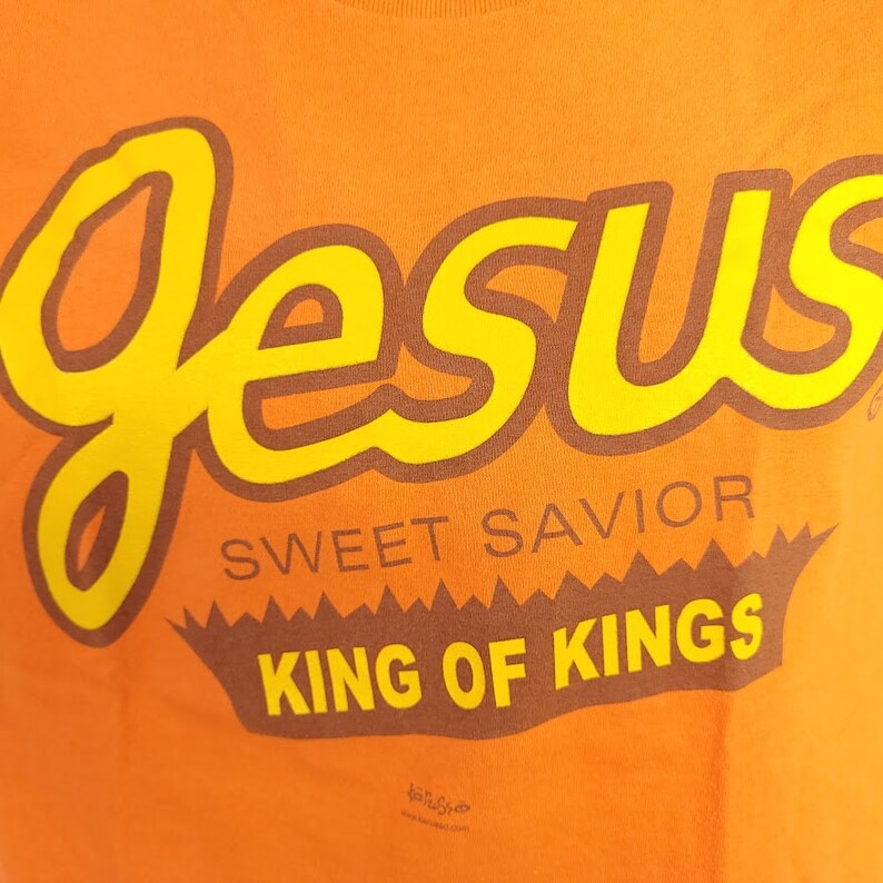 Christian T Shirt Vintage 90s Y2K Jesus Christ Reeses Candy - Etsy