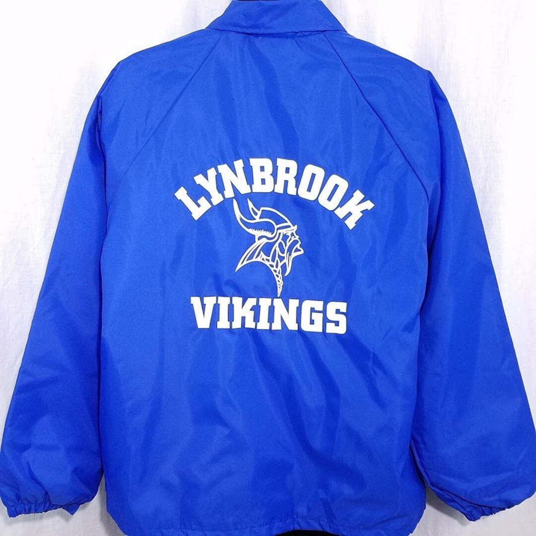 Lynbrook Vikings Coach Jacket Vintage 90s San Jose High School Made in ...