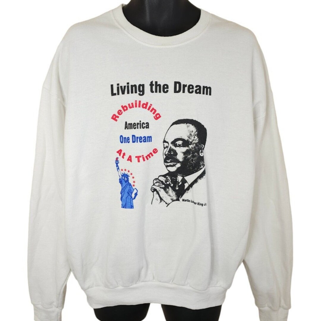 Martin Luther King Jr Sweatshirt Mens Size XL Vintage 90s Y2K MLK Jr ...