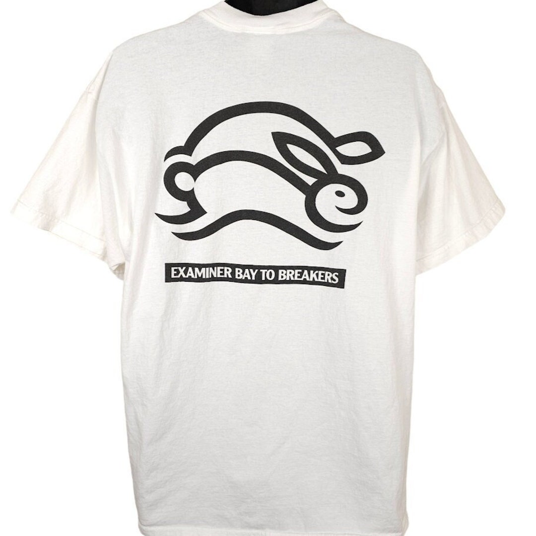 Vintage Bay to Breakers T Shirt Mens Size XL White San Francisco ...