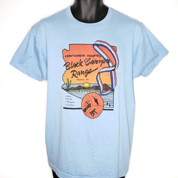 Black Canyon Shooting Range T Shirt Vintage 80s Maric… - Gem