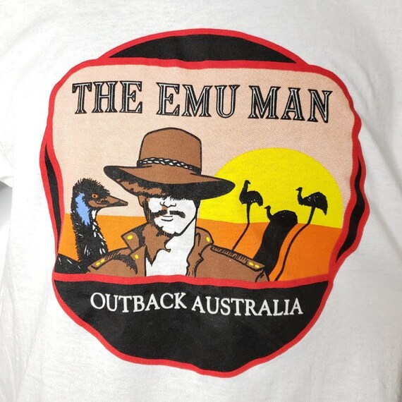 The Emu Man T Shirt Vintage 80s Outback Australia Emu… - Gem