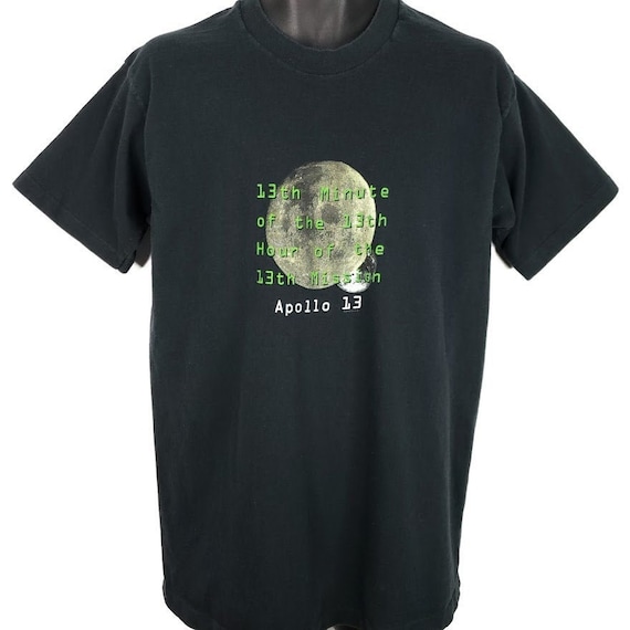 Apollo 13 T Shirt Vintage 90s 1995 Docudrama Movie Pr… - Gem