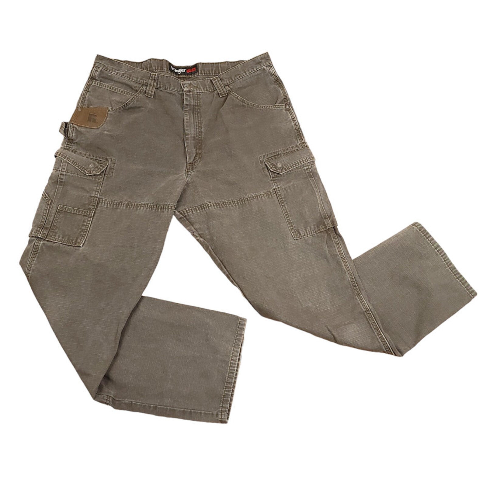 Wrangler Riggs Wearwear Cargo Pants Vintage Y2K Utility Brown - Etsy