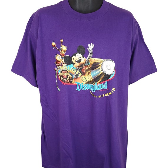 Mickey Mouse Tomorrowland T Shirt Vintage 90s Disneyl… - Gem