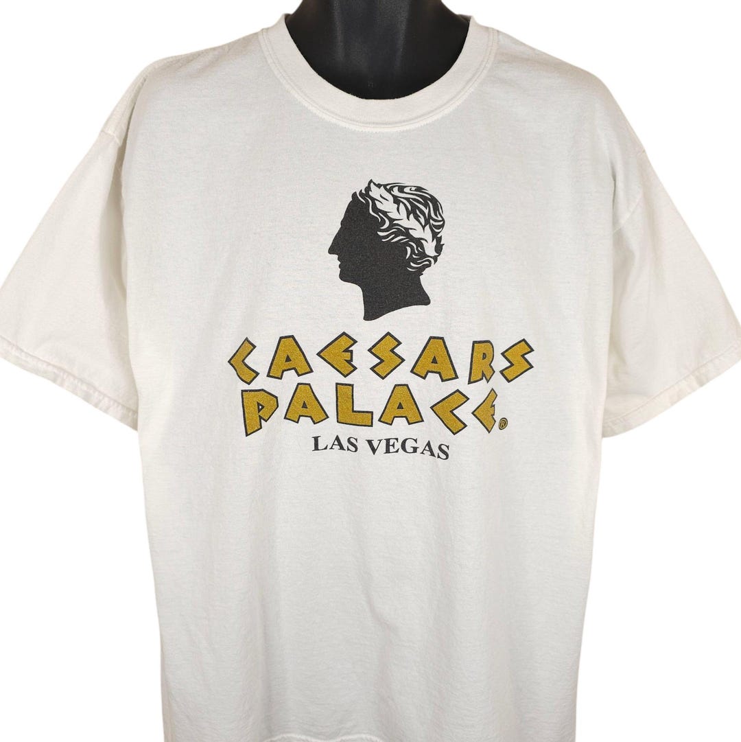 Vintage Caesars Palace T Shirt Mens Size XL White XL Las Vegas ...