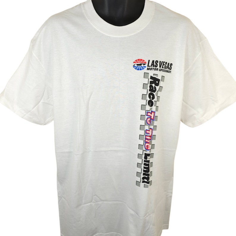 Las Vegas Motor Speedway T Shirt Mens Size Large Vintage Y2K Racing ...